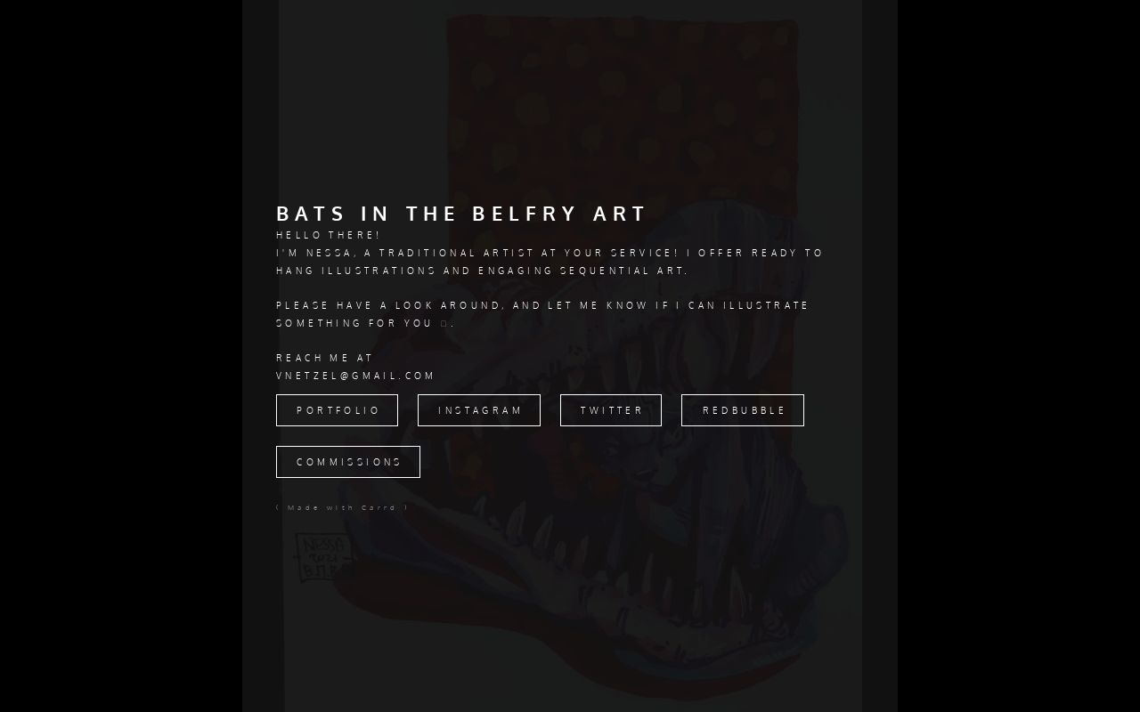 Bats in the Belfry art